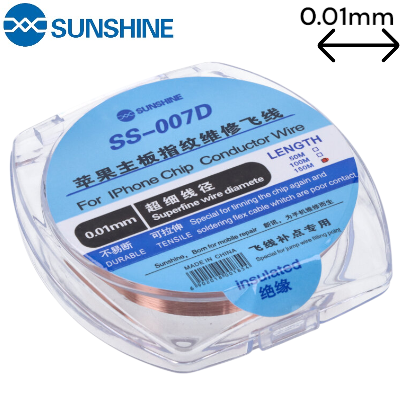 Draht/Jumping Wire SUNSHINE SS-007D Phone Chip Conductor Wire [150m/0 ...