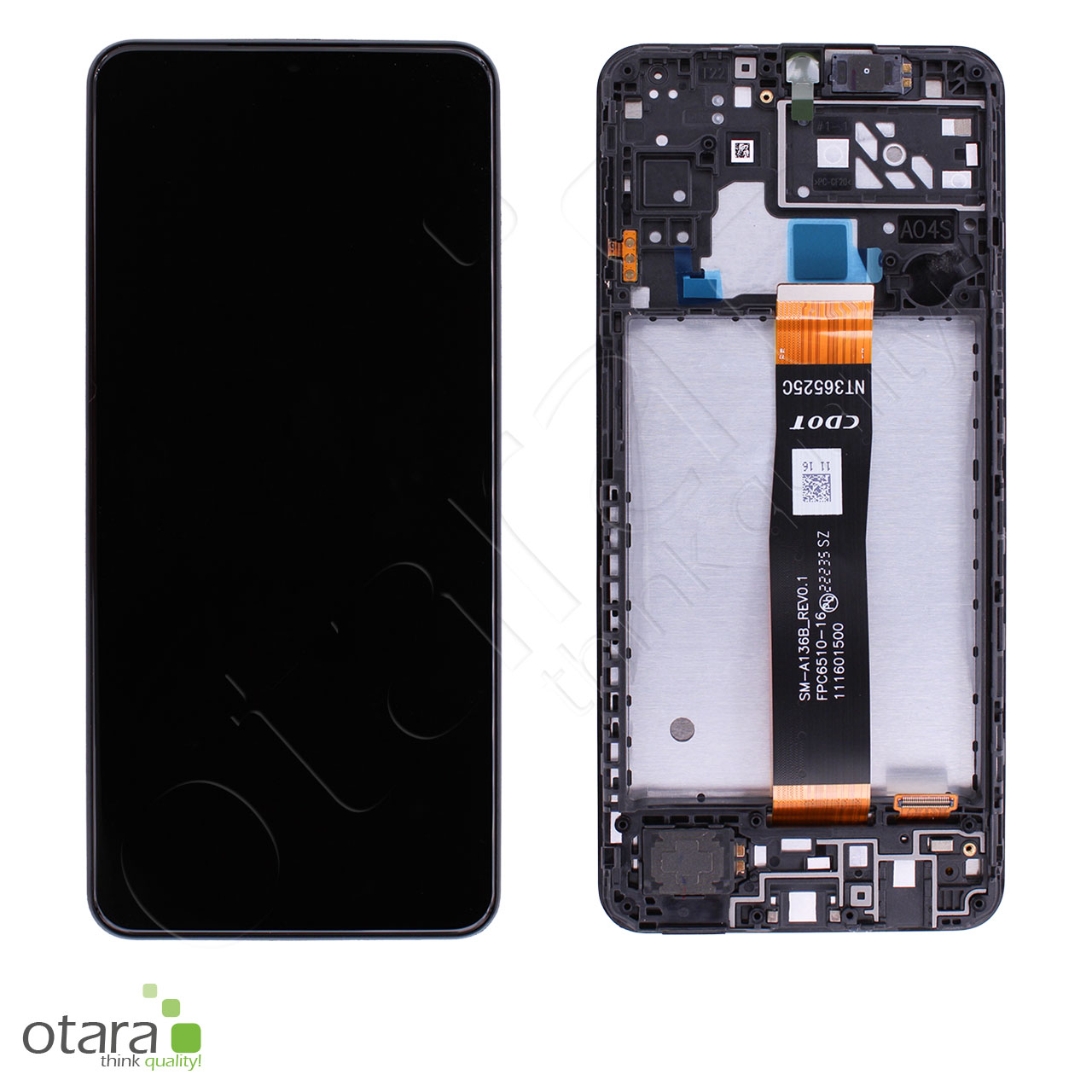 Displayeinheit Samsung Galaxy A04s (A047F), black, Serviceware | A04s ...