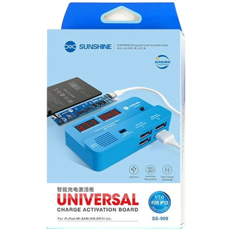 Akku Aktivierungs- & Charging Board/Platine SUNSHINE SS-909 V7.0 iPhone/iPad/Watch and Android ...