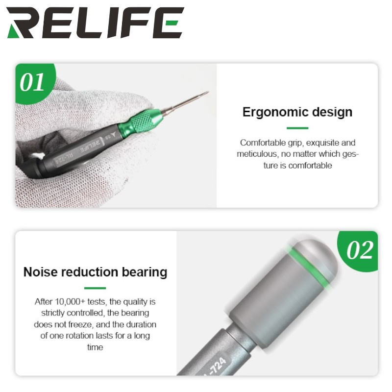 Schraubendreher 2D Torque RELIFE RL-724 Phillips Kreuz PH000 1,5 (black ...